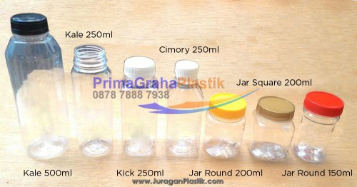 Botol Juice Buah, Susu dll "Kick 250 & 500 ml" (Stock : Ready) | Home